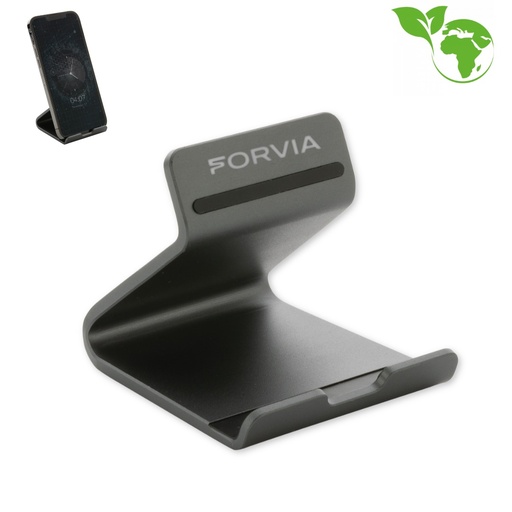 Recycled aluminium phone holder | Forvia